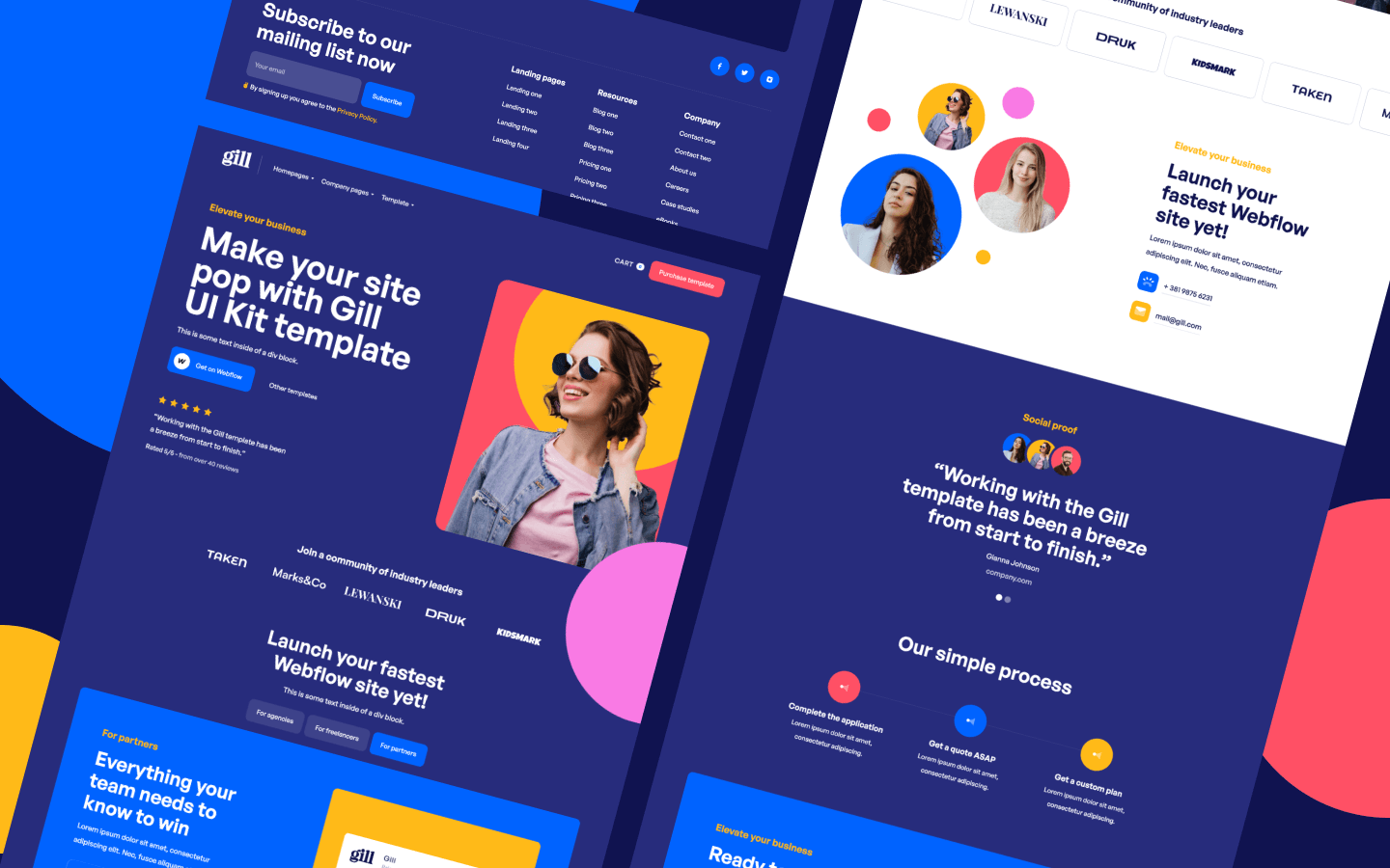 Gill - Landing page HTML5 Responsive Website Template