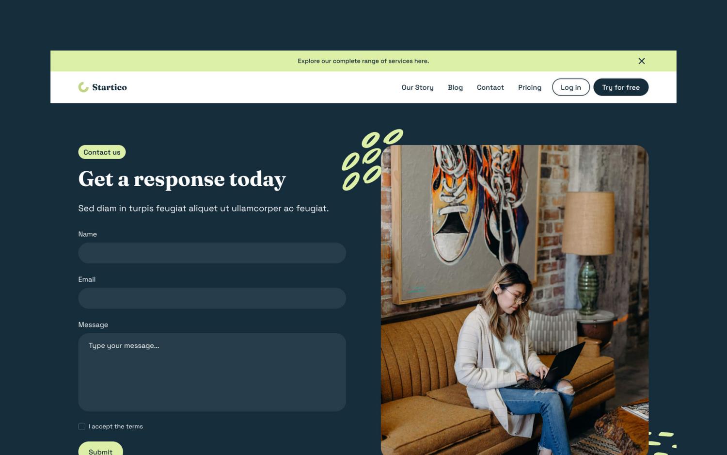 Startico - Startup HTML5 Responsive Website Template