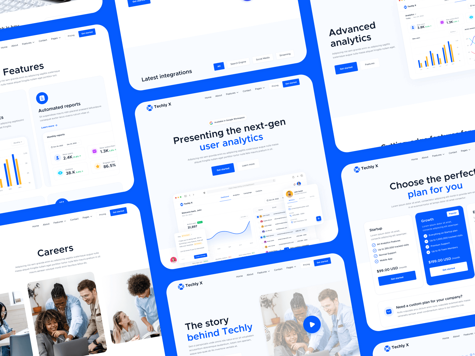 Techly X - Startup HTML5 Responsive Website Template Techly X - Startup HTML5 Responsive Website Template