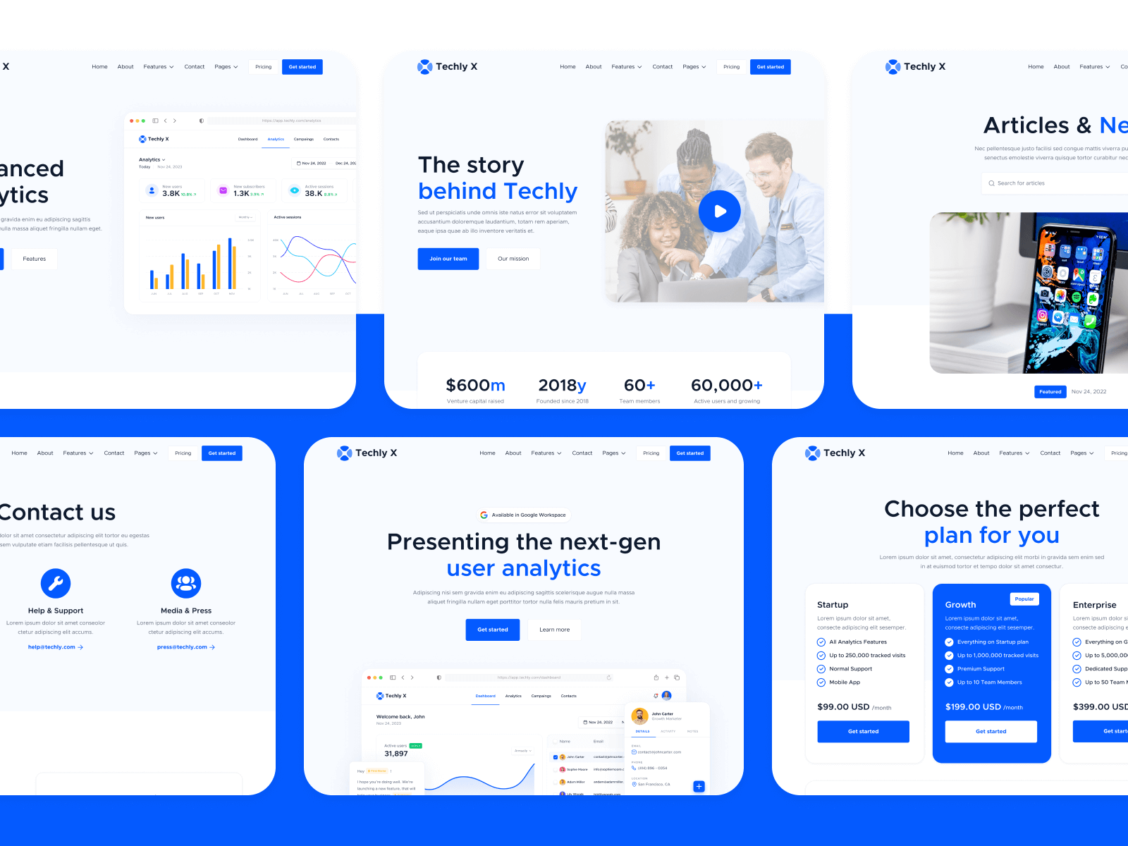 Techly X - Startup HTML5 Responsive Website Template Techly X - Startup HTML5 Responsive Website Template