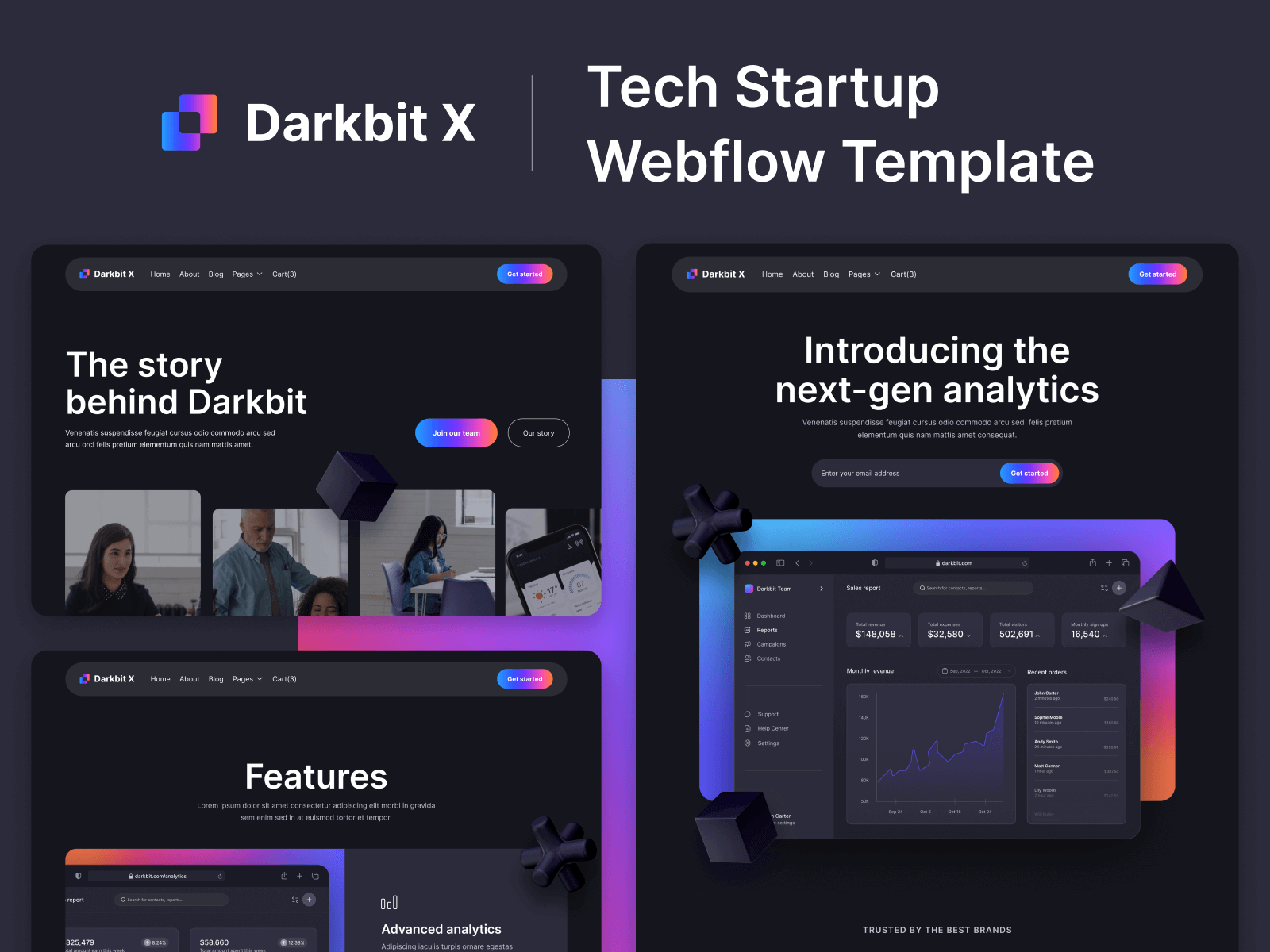 Darkbit X - App HTML5 Responsive Website Template
