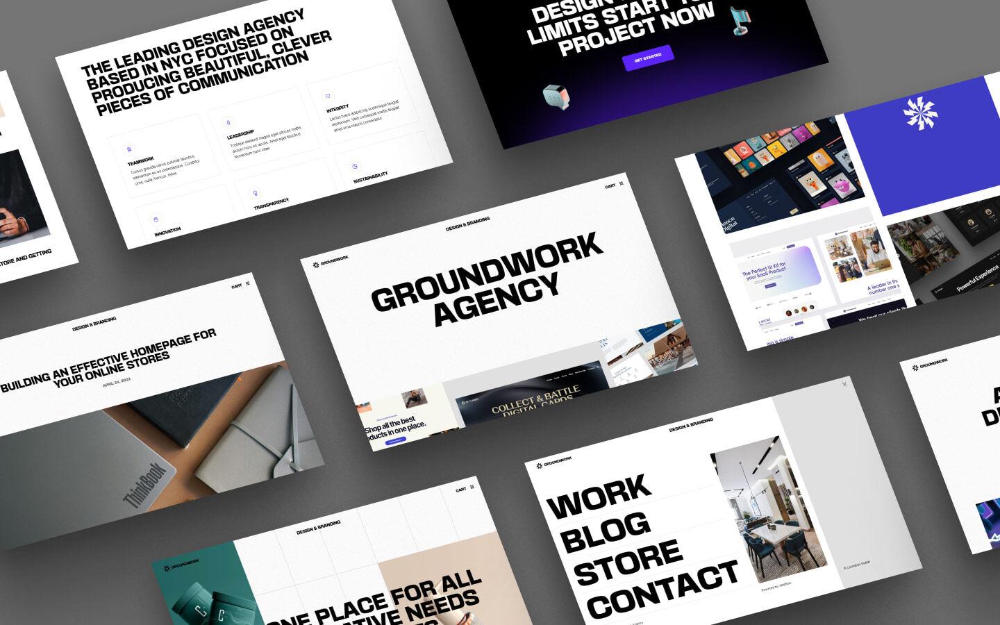 Groundwork - Portfolio HTML5 Responsive Website Template