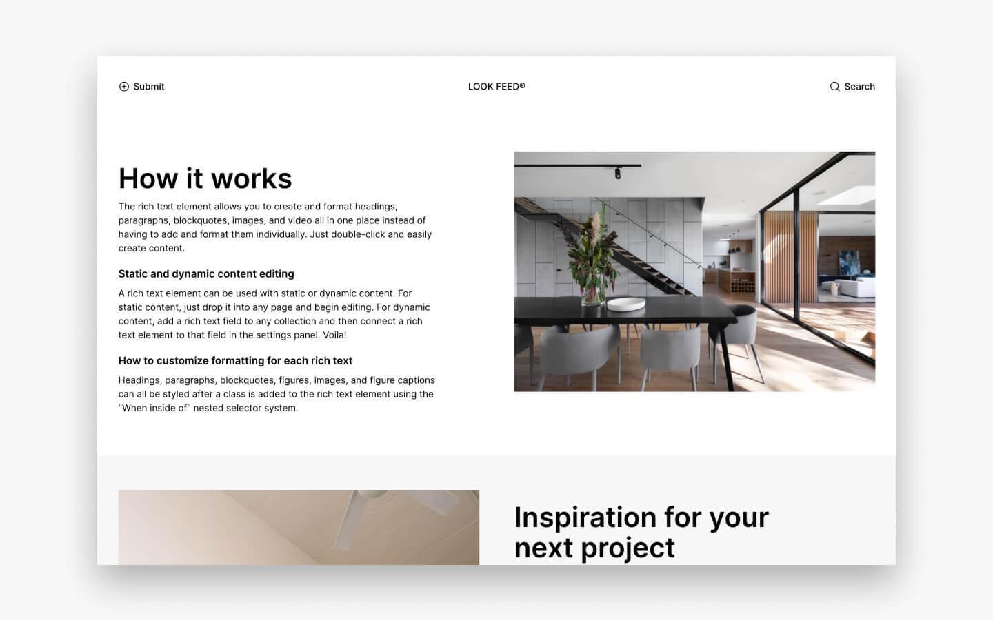 Look Feed - Blog HTML5 Responsive Website Template