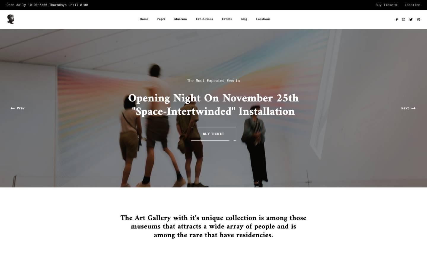 Art Gallery 128 Artist HTML5 Responsive Website Template