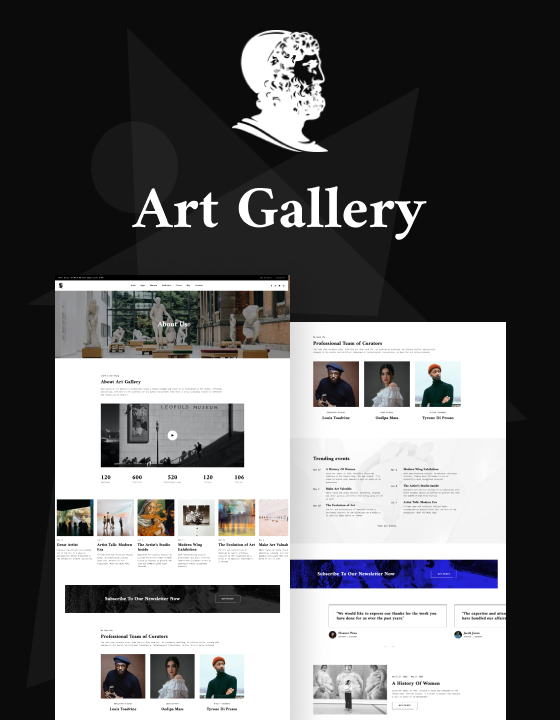 Art Gallery 128 Artist HTML5 Responsive Website Template