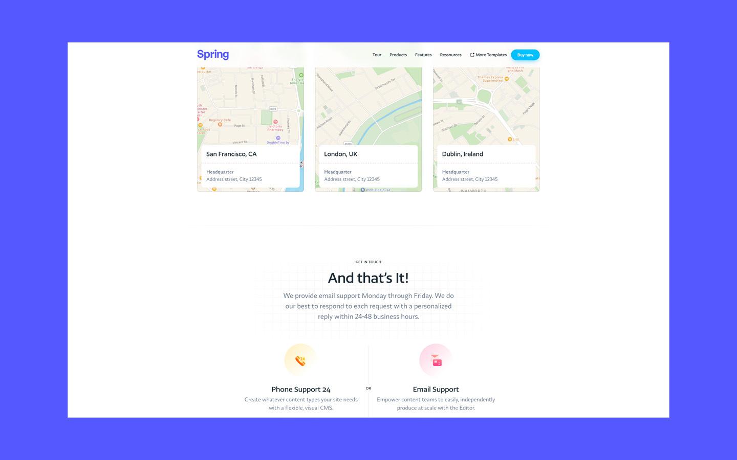 Spring - Consulting HTML5 Responsive Website Template