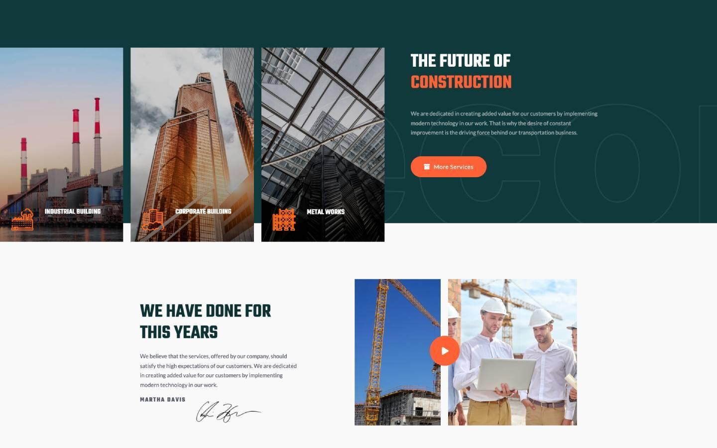 Peconstructiony - Construction HTML5 Responsive Website Template