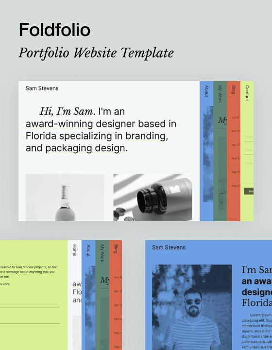 Foldfolio - Portfolio HTML5 Responsive Website Template