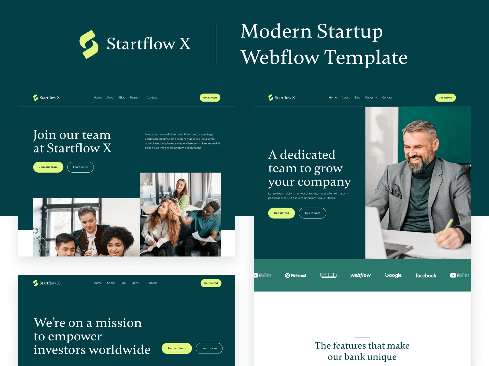 Startflow X - Startup HTML5 Responsive Website Template