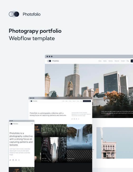 Photofolio - Photography HTML5 Responsive Website Template