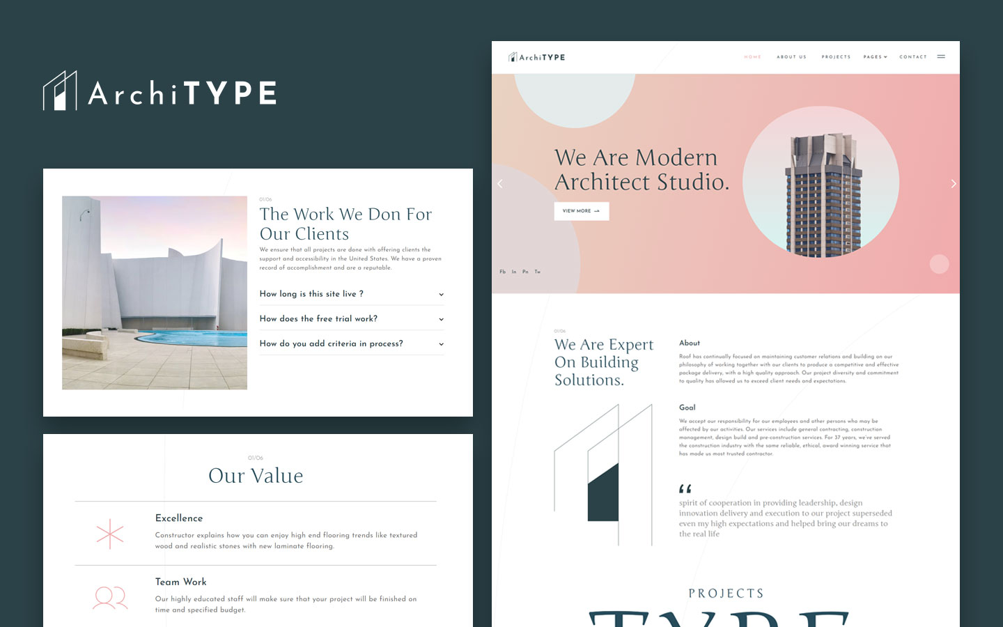 ArchiType - Architecture HTML5 Responsive Website Template