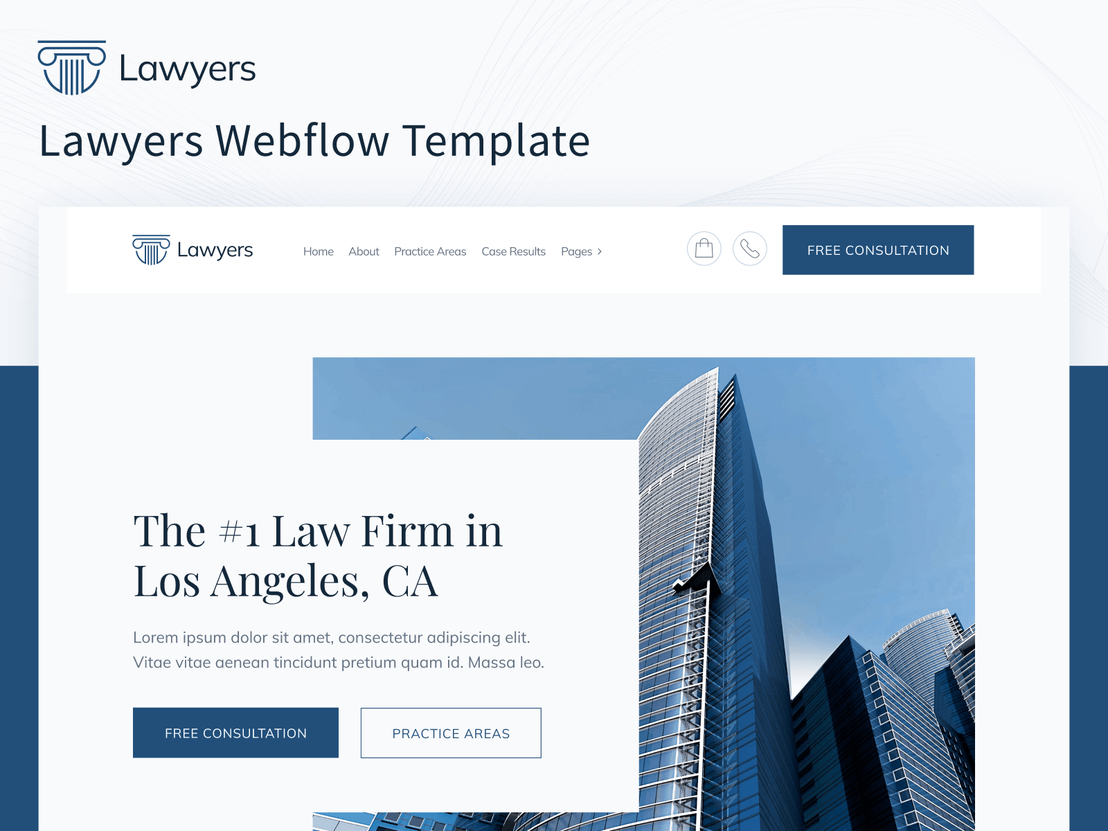 Lawyers - Law Firm HTML5 Responsive Website Template
