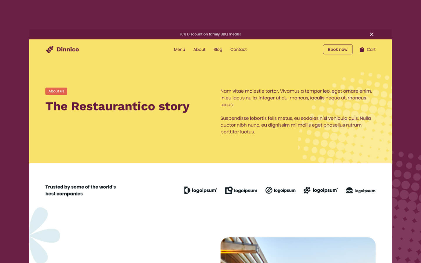 Dinnico - Restaurant HTML5 Responsive Website Template