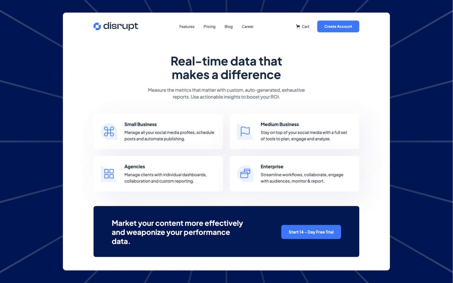 Disrupt - Startup HTML5 Responsive Website Template