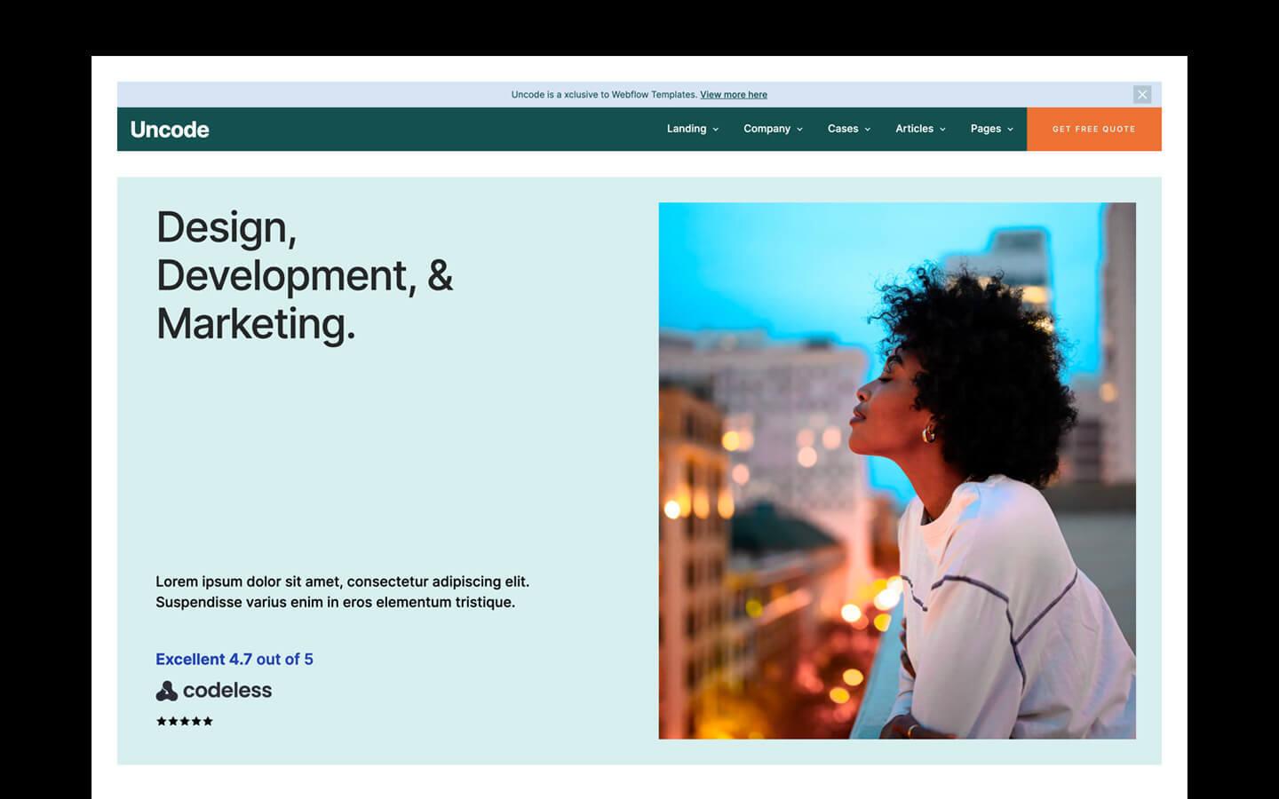 Uncode - Business HTML5 Responsive Website Template