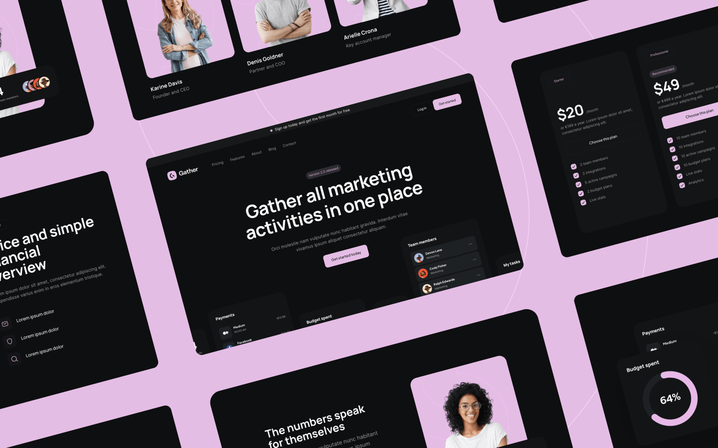 Gather - SaaS HTML5 Responsive Website Template
