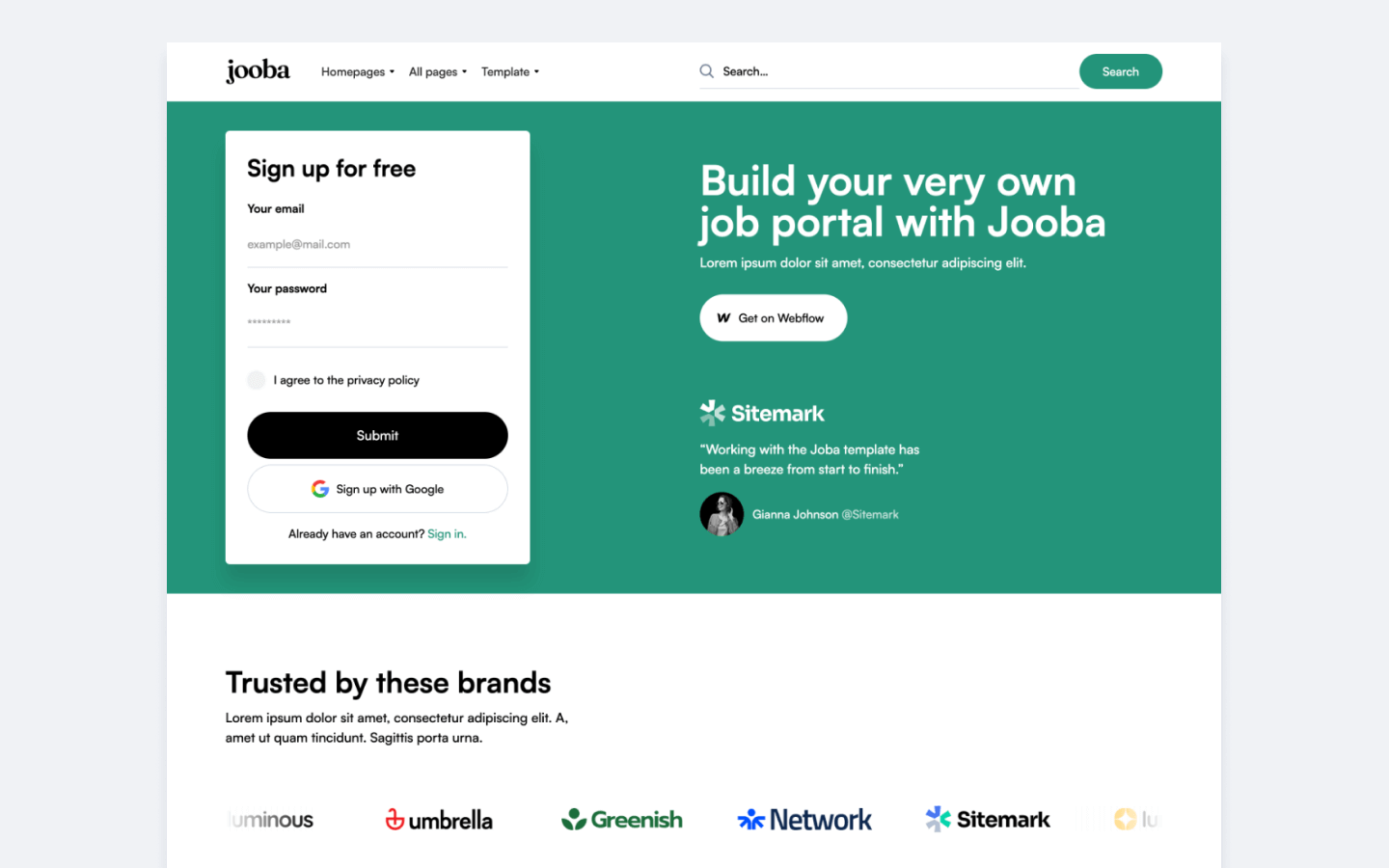 Website Templates by JUNO | Webflow