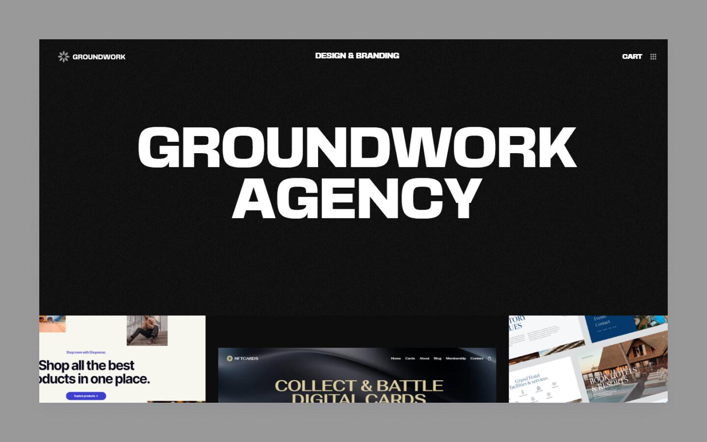 Groundwork (Dark) - Portfolio HTML5 Responsive Website Template