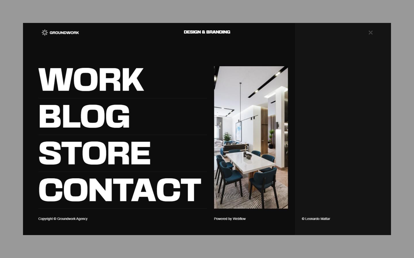 Groundwork (Dark) - Portfolio HTML5 Responsive Website Template