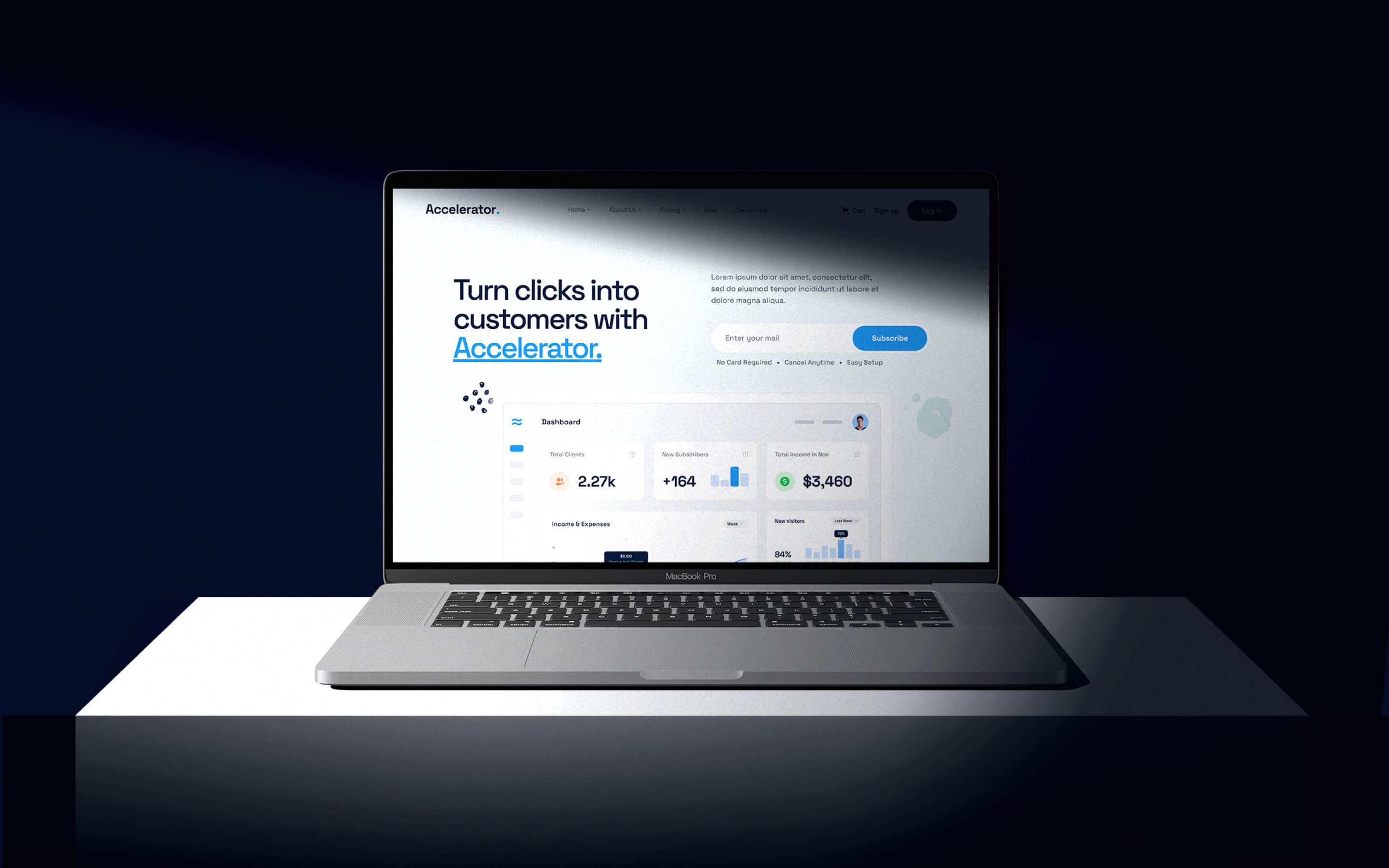 Accelerator - SaaS HTML5 Responsive Website Template