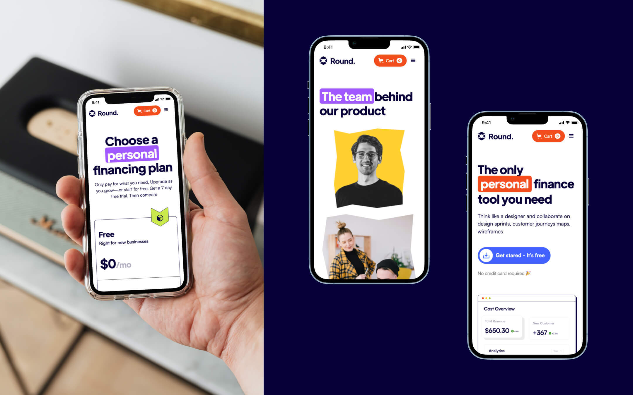 Round - Startup HTML5 Responsive Website Template