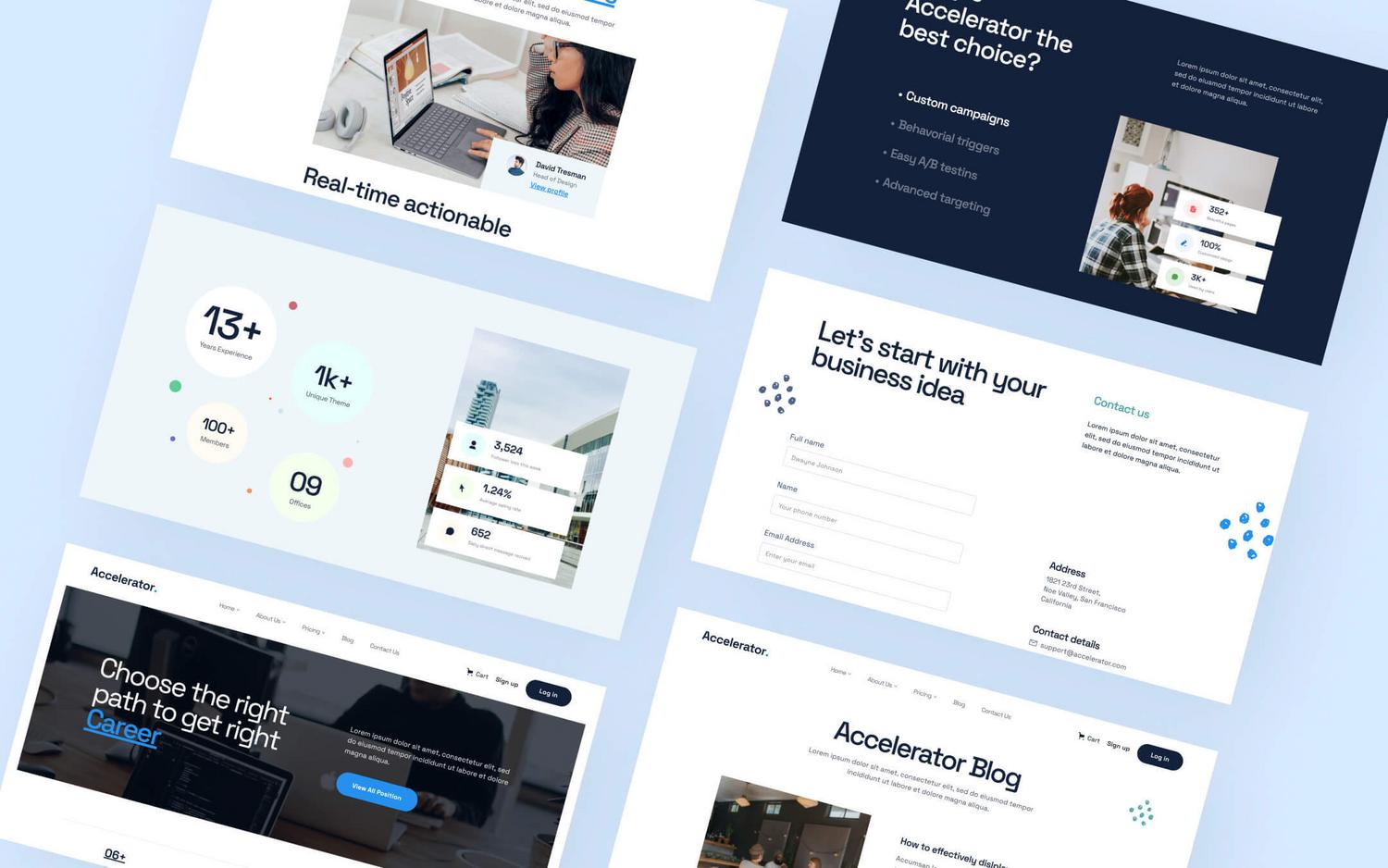 Accelerator - SaaS HTML5 Responsive Website Template