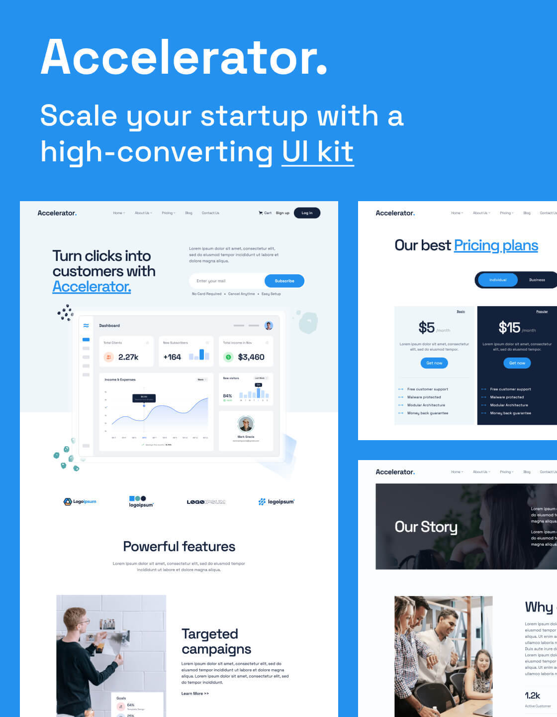 Accelerator - SaaS HTML5 Responsive Website Template