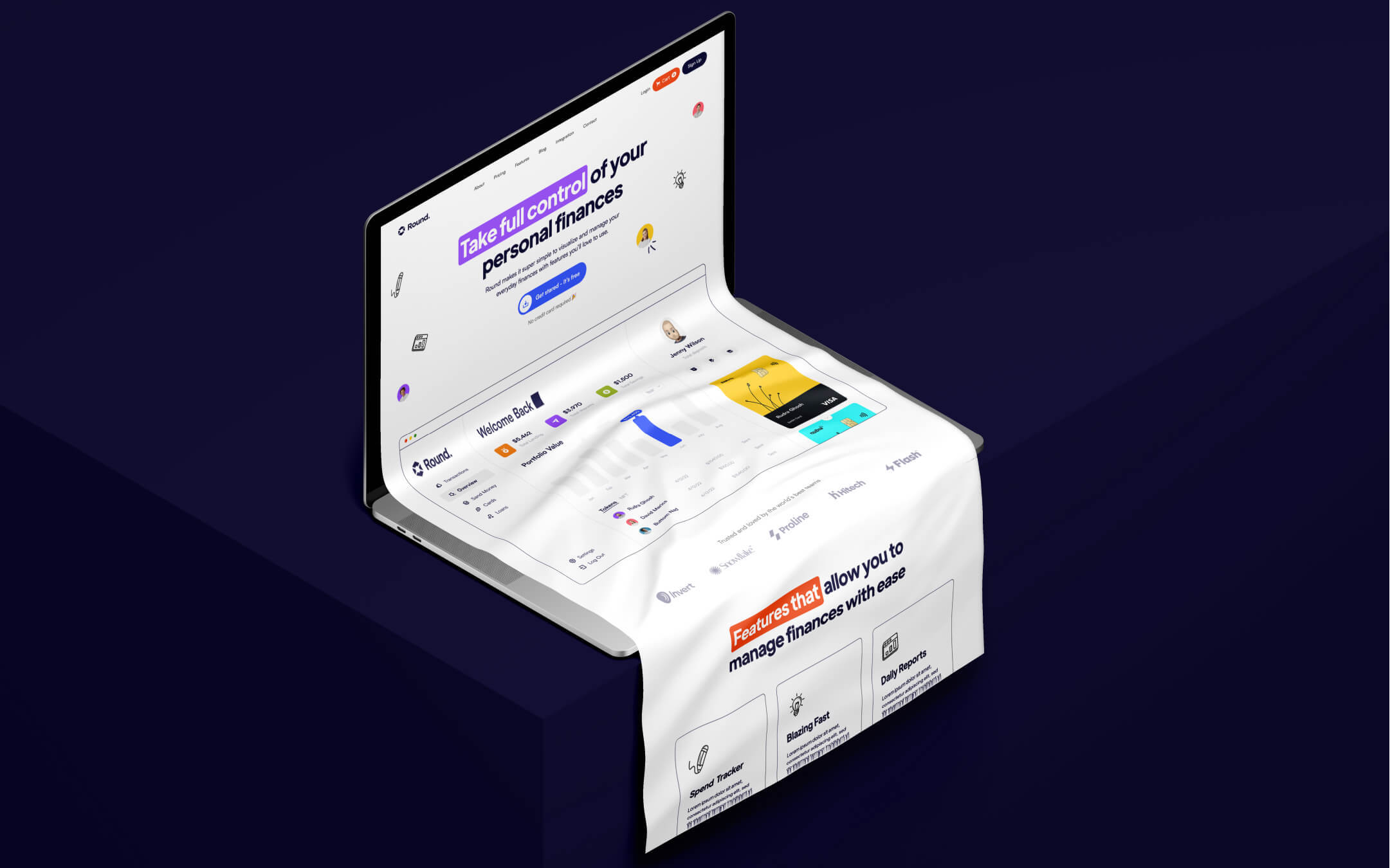 Round - Startup HTML5 Responsive Website Template