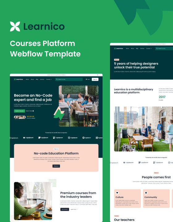 Learnico - Learning HTML5 Responsive Website Template