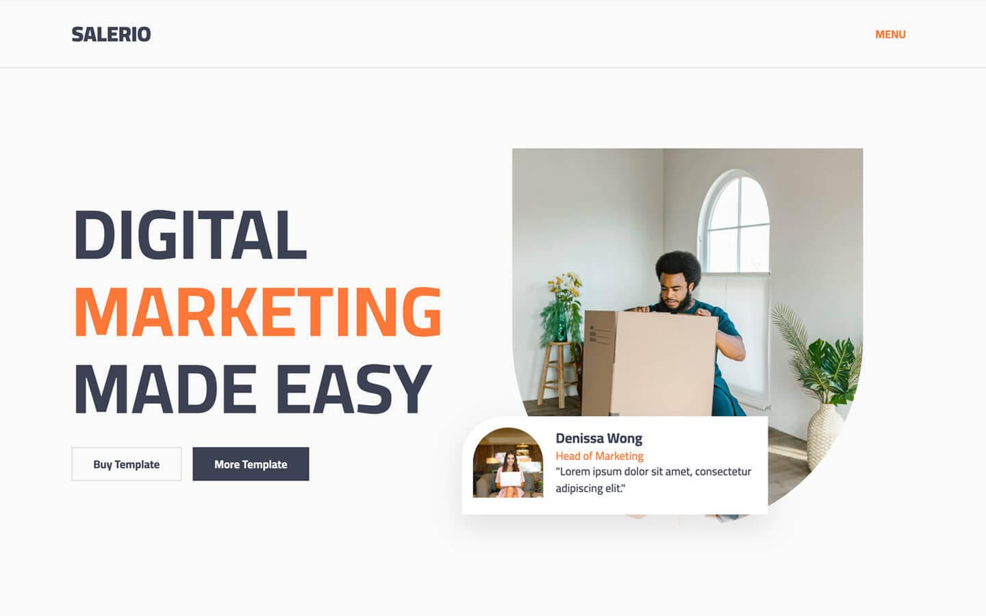 Salerio - Small Business HTML5 Responsive Website Template