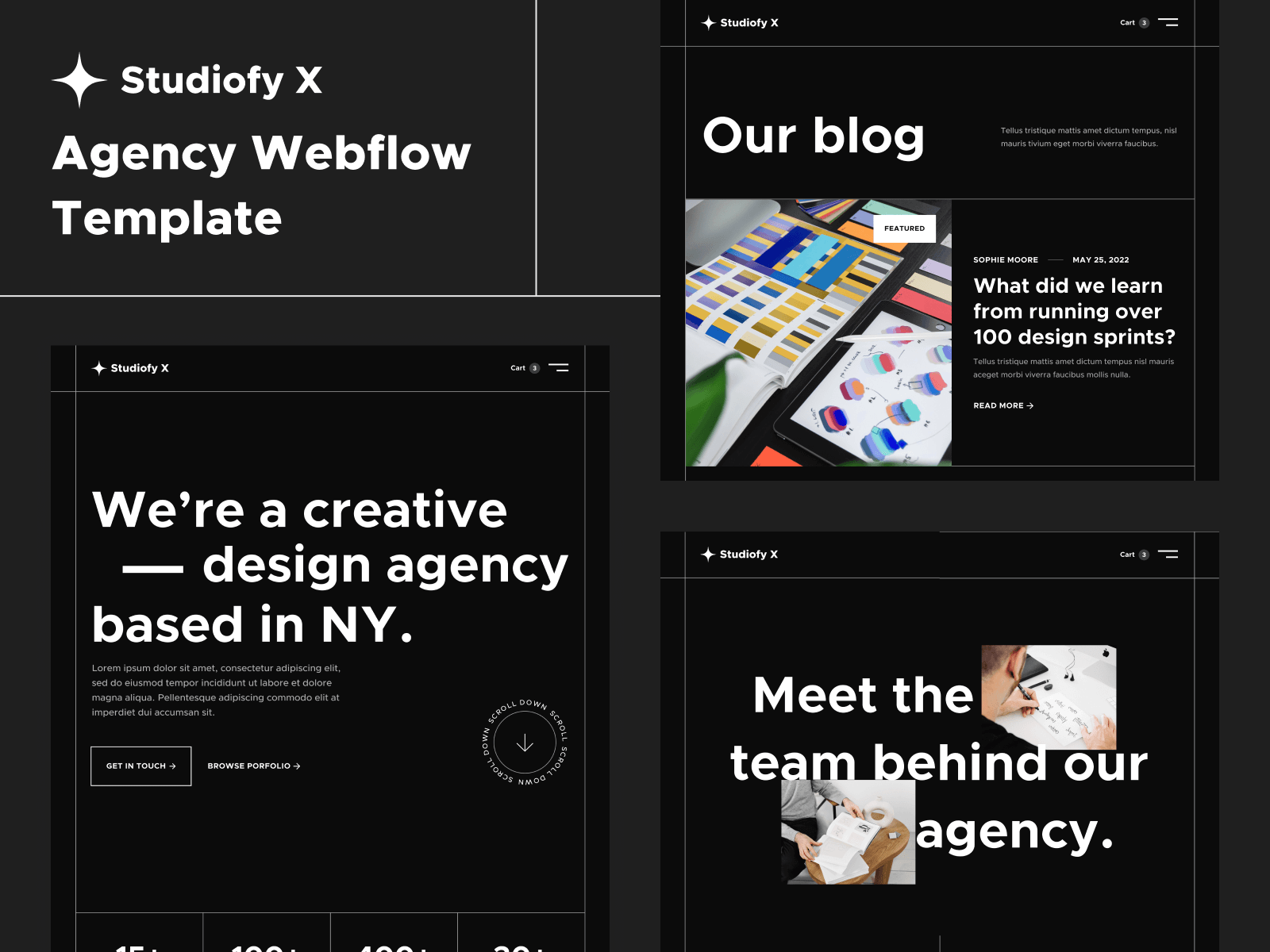 Studiofy X - Agency HTML5 Responsive Website Template