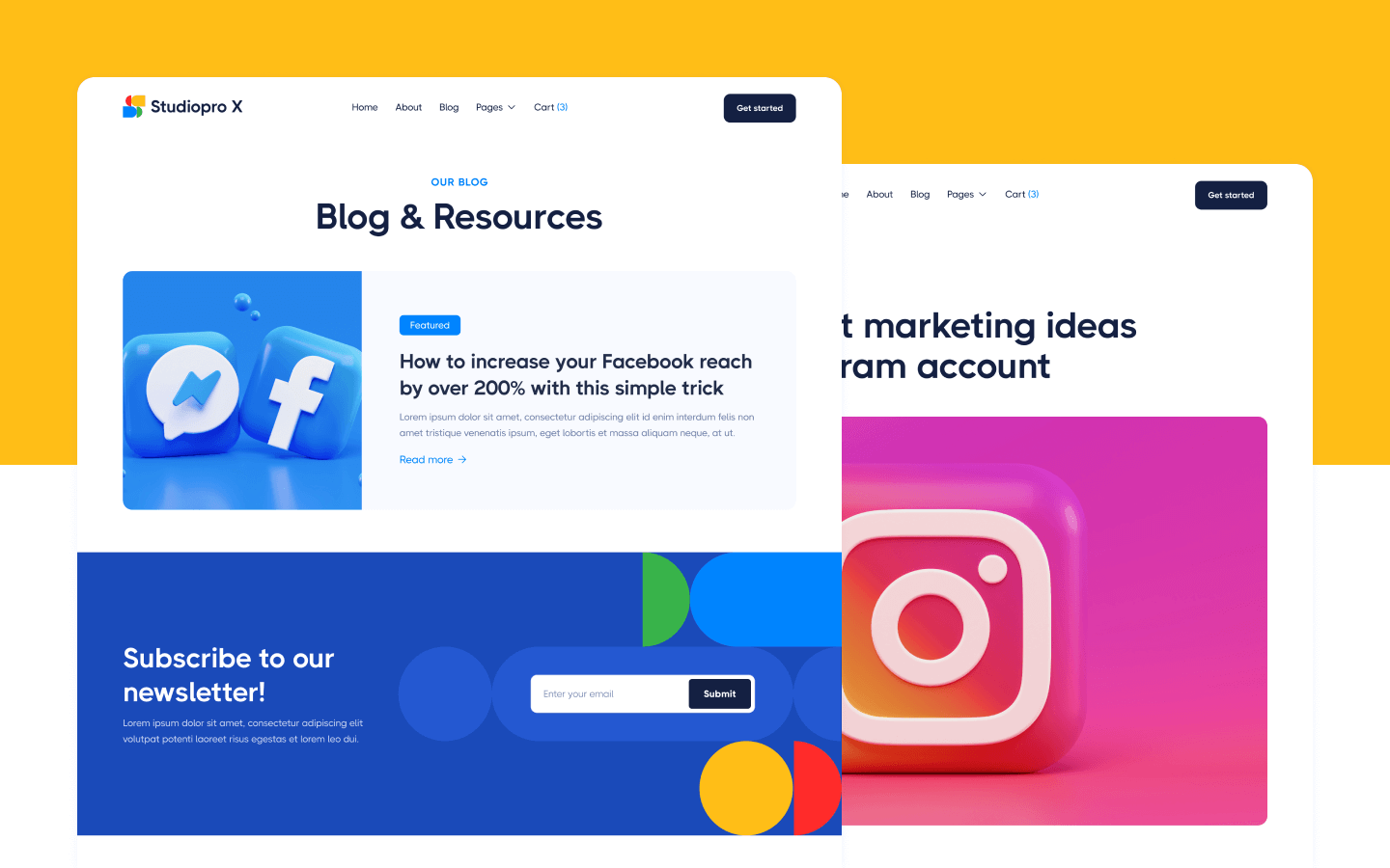 Studiopro X - Agency HTML5 Responsive Website Template