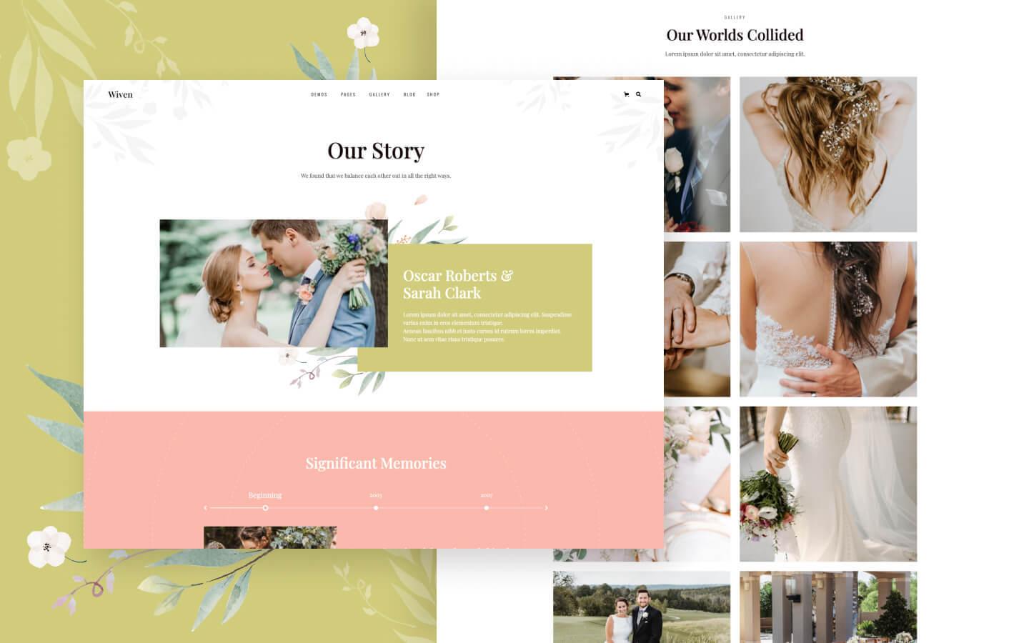 Wiven - Wedding HTML5 Responsive Website Template