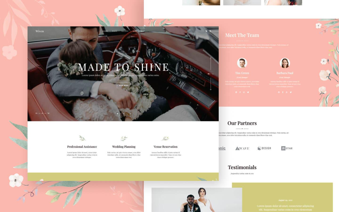 Wiven - Wedding HTML5 Responsive Website Template