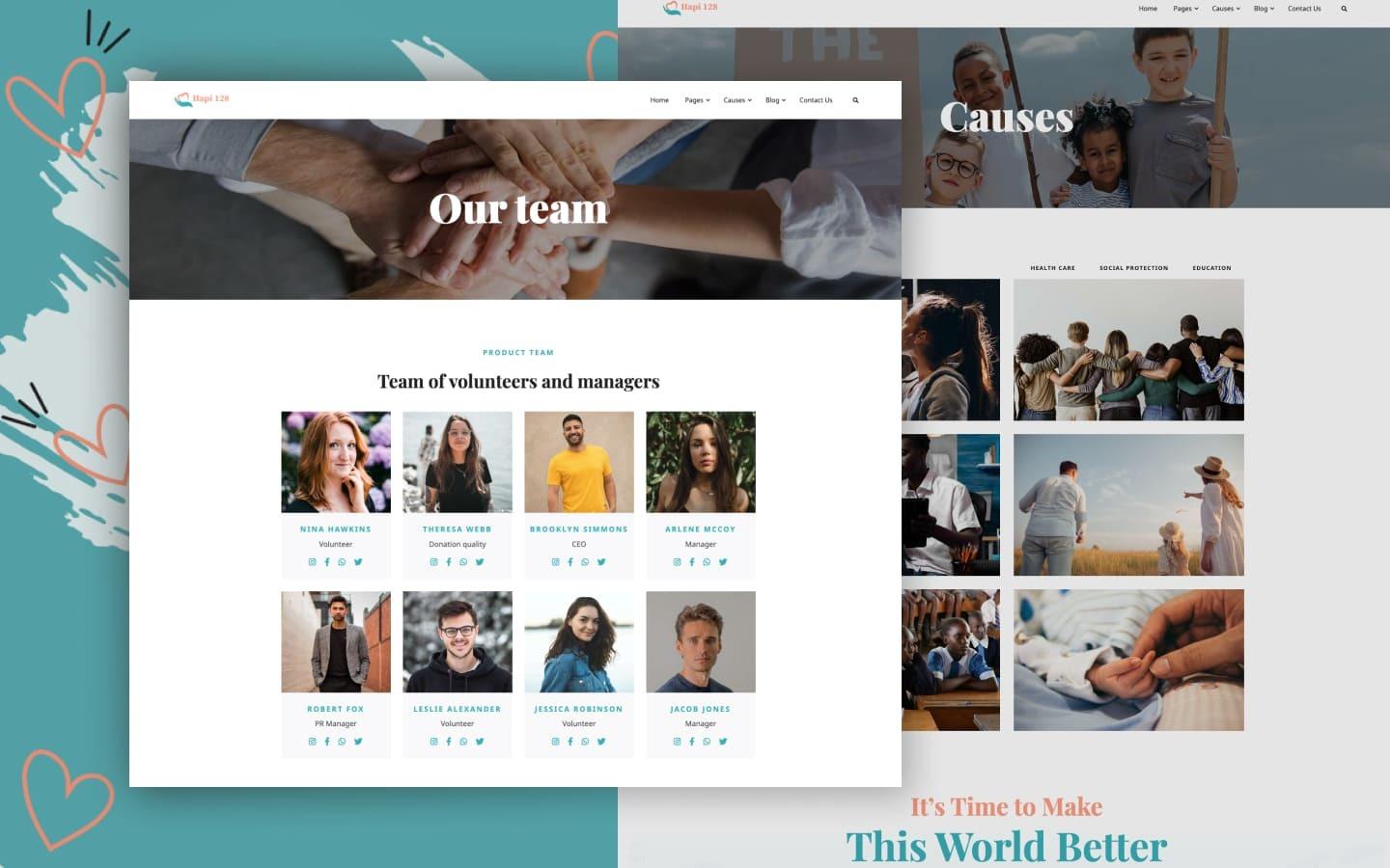 Hapi 128 - Charity HTML5 Responsive Website Template