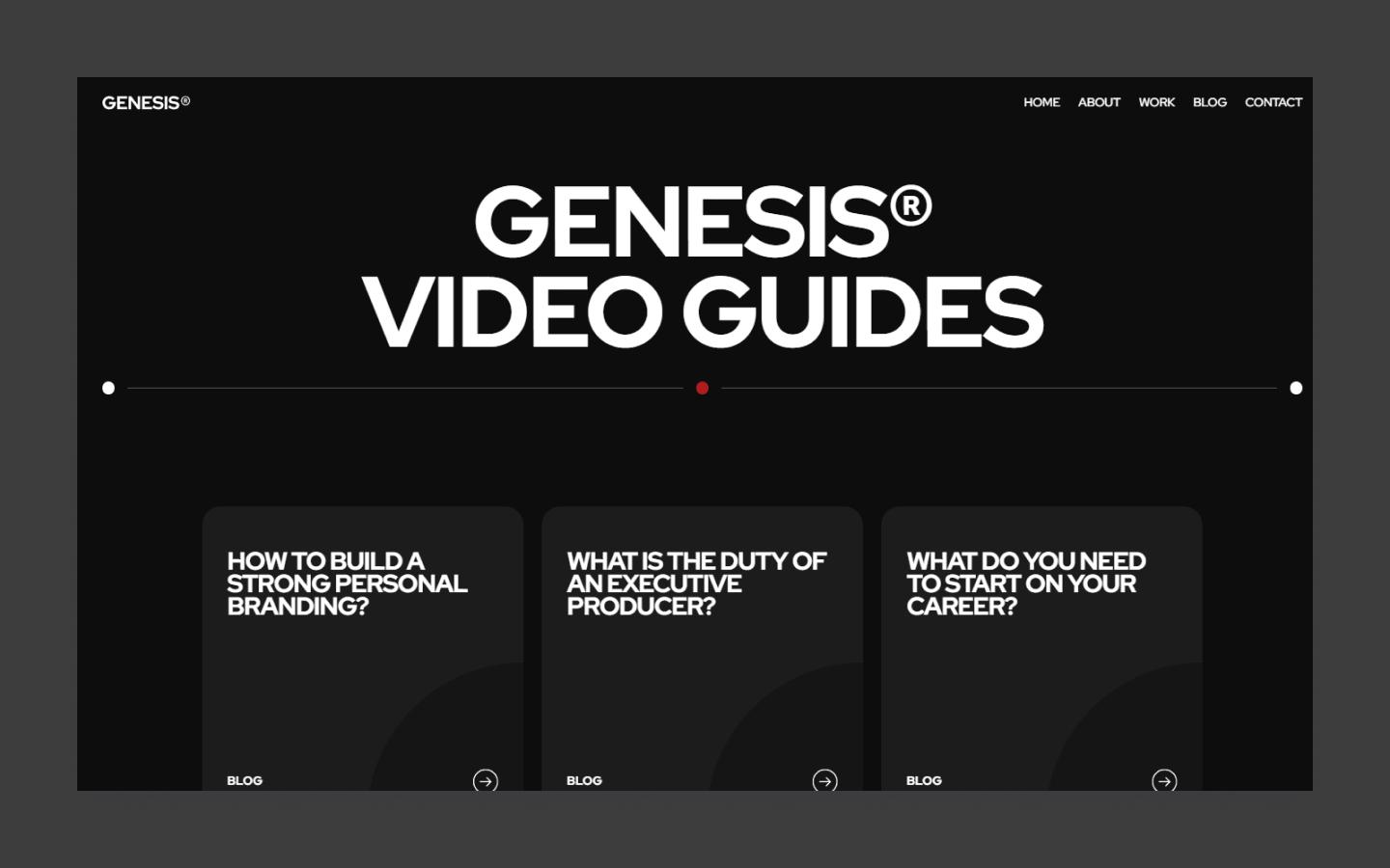 Genesis - Video HTML5 Responsive Website Template