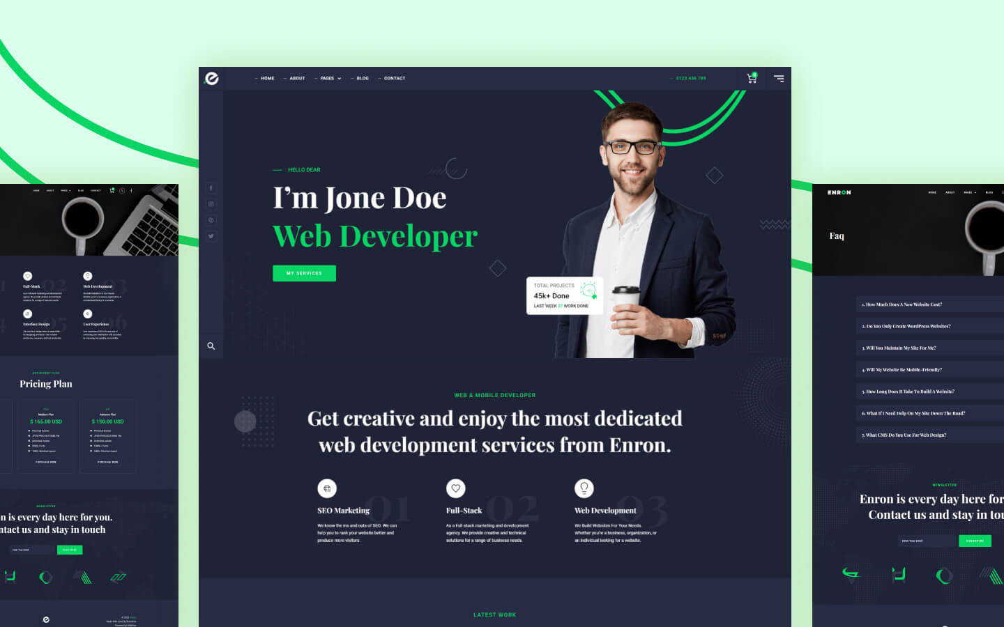 Enron - Portfolio HTML5 Responsive Website Template