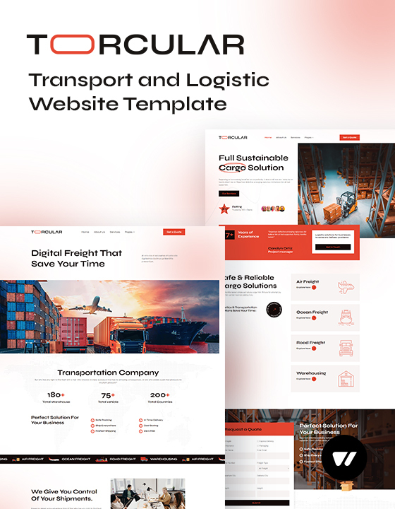 Torcular - Transport HTML5 Responsive Website Template