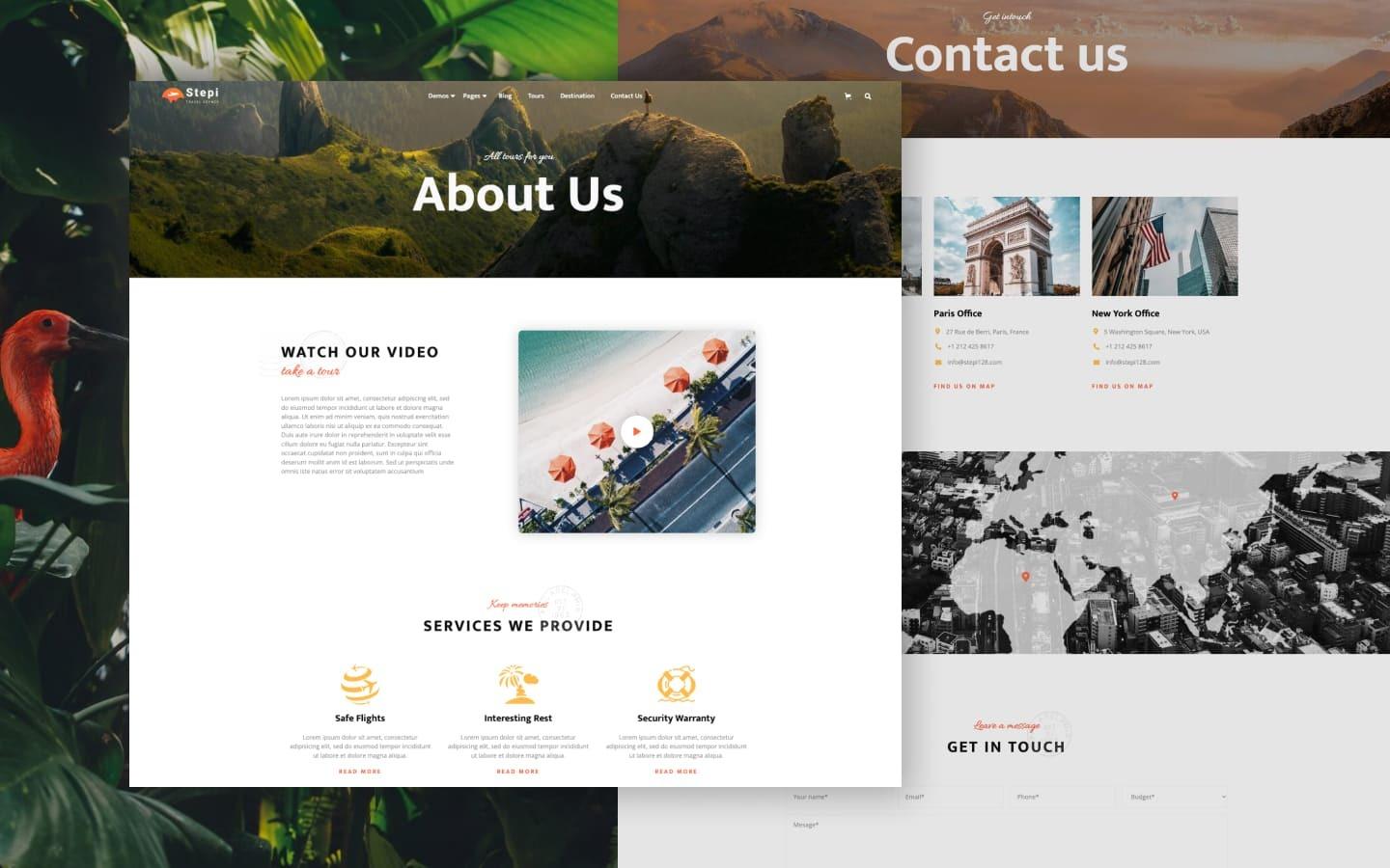 Stepi 128 - Tourism HTML5 Responsive Website Template