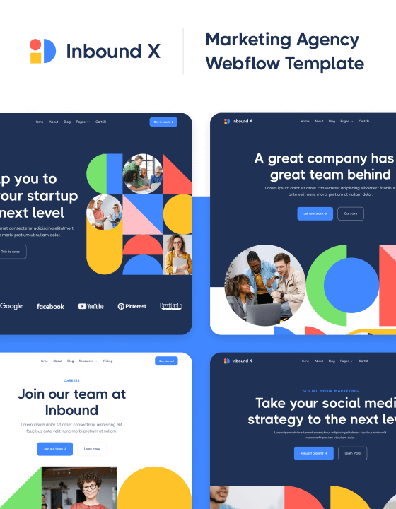 Inbound X - Startup HTML5 Responsive Website Template