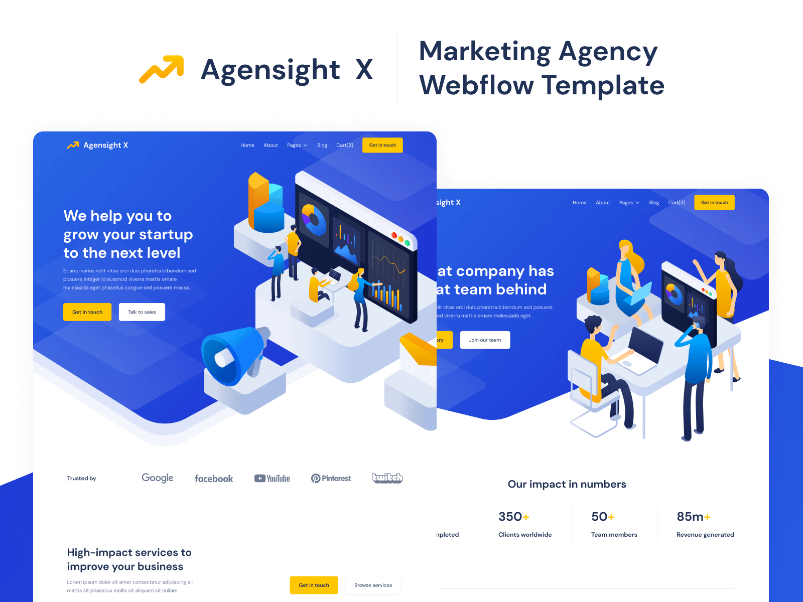 Agensight X - Agency HTML5 Responsive Website Template