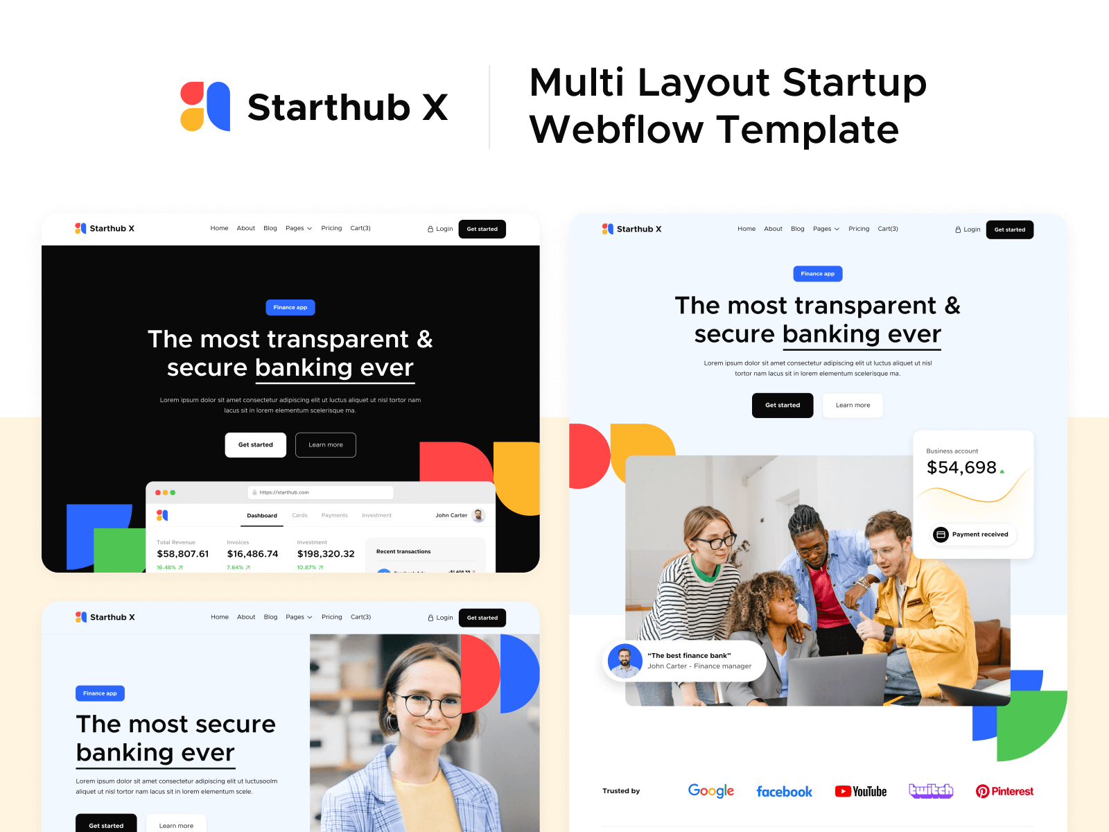Starthub X - Startup HTML5 Responsive Website Template