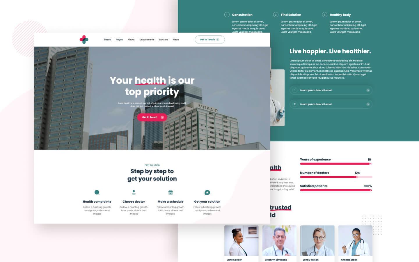 Medic 128 - Health HTML5 Responsive Website Template
