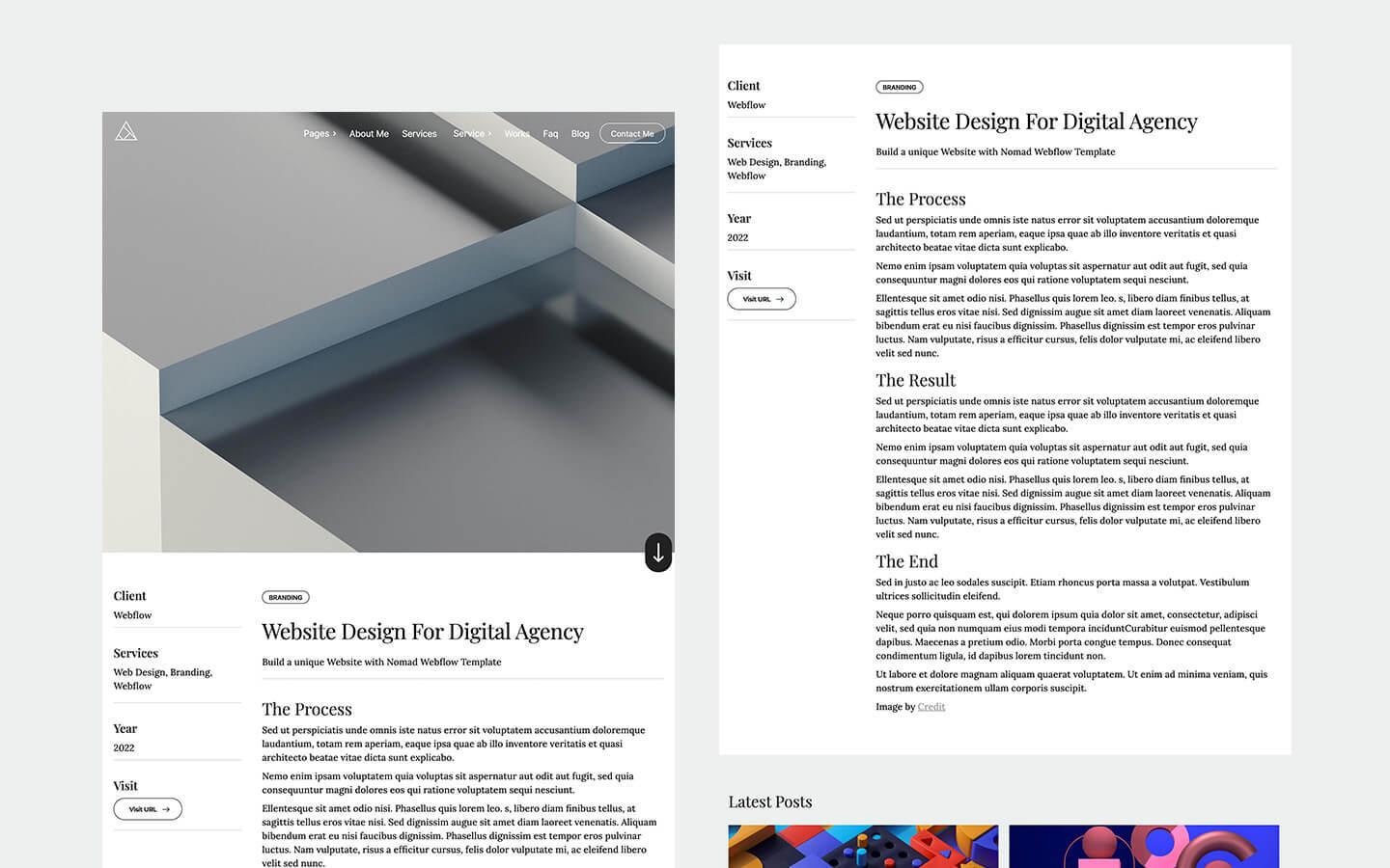 Nomad - Portfolio HTML5 Responsive Website Template