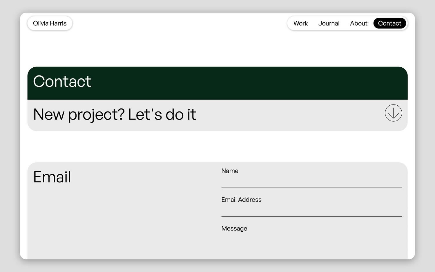 Olivia - Portfolio HTML5 Responsive Website Template
