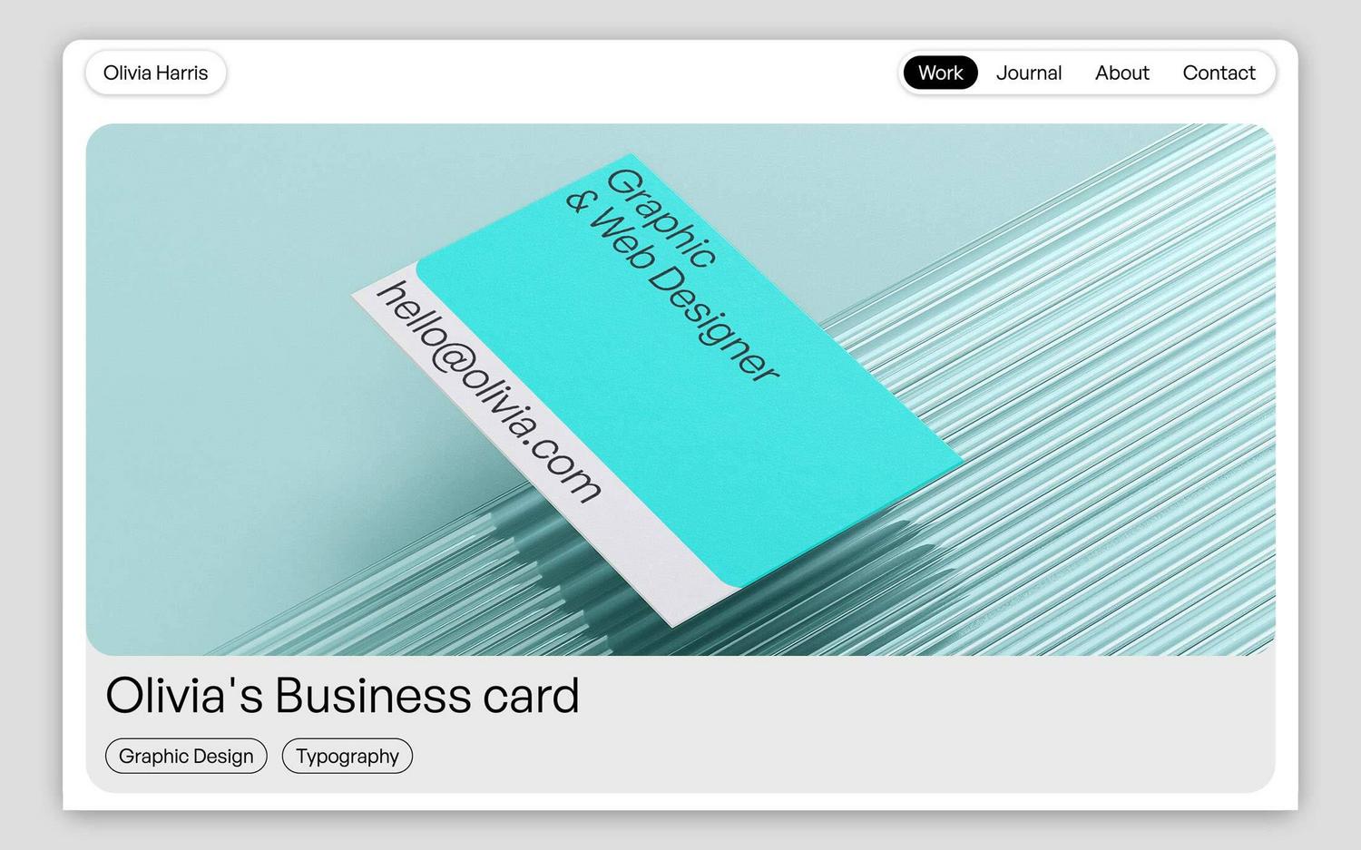 Olivia - Portfolio HTML5 Responsive Website Template