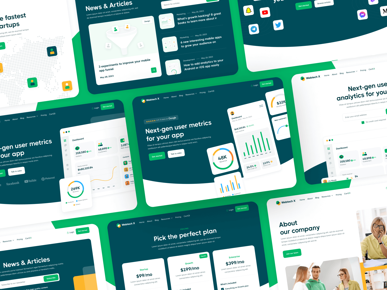 Webtech X - SaaS HTML5 Responsive Website Template