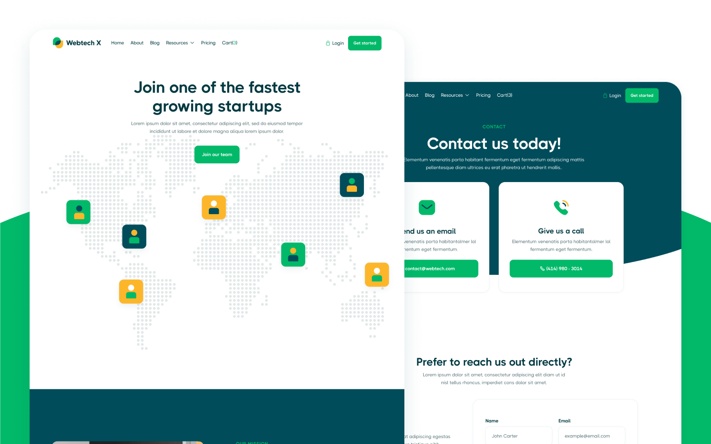 Webtech X - SaaS HTML5 Responsive Website Template
