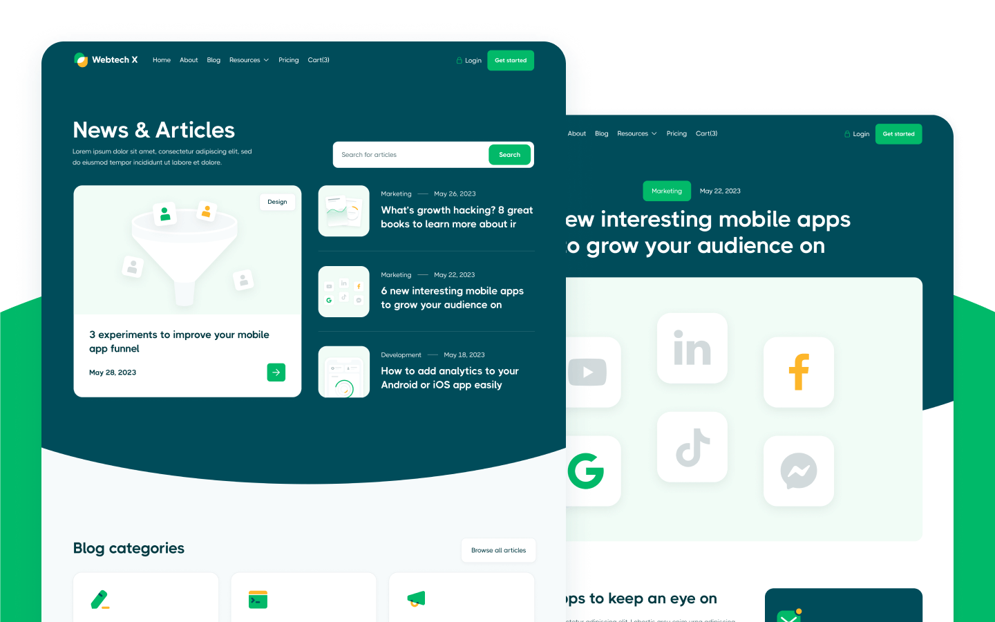 Webtech X - SaaS HTML5 Responsive Website Template