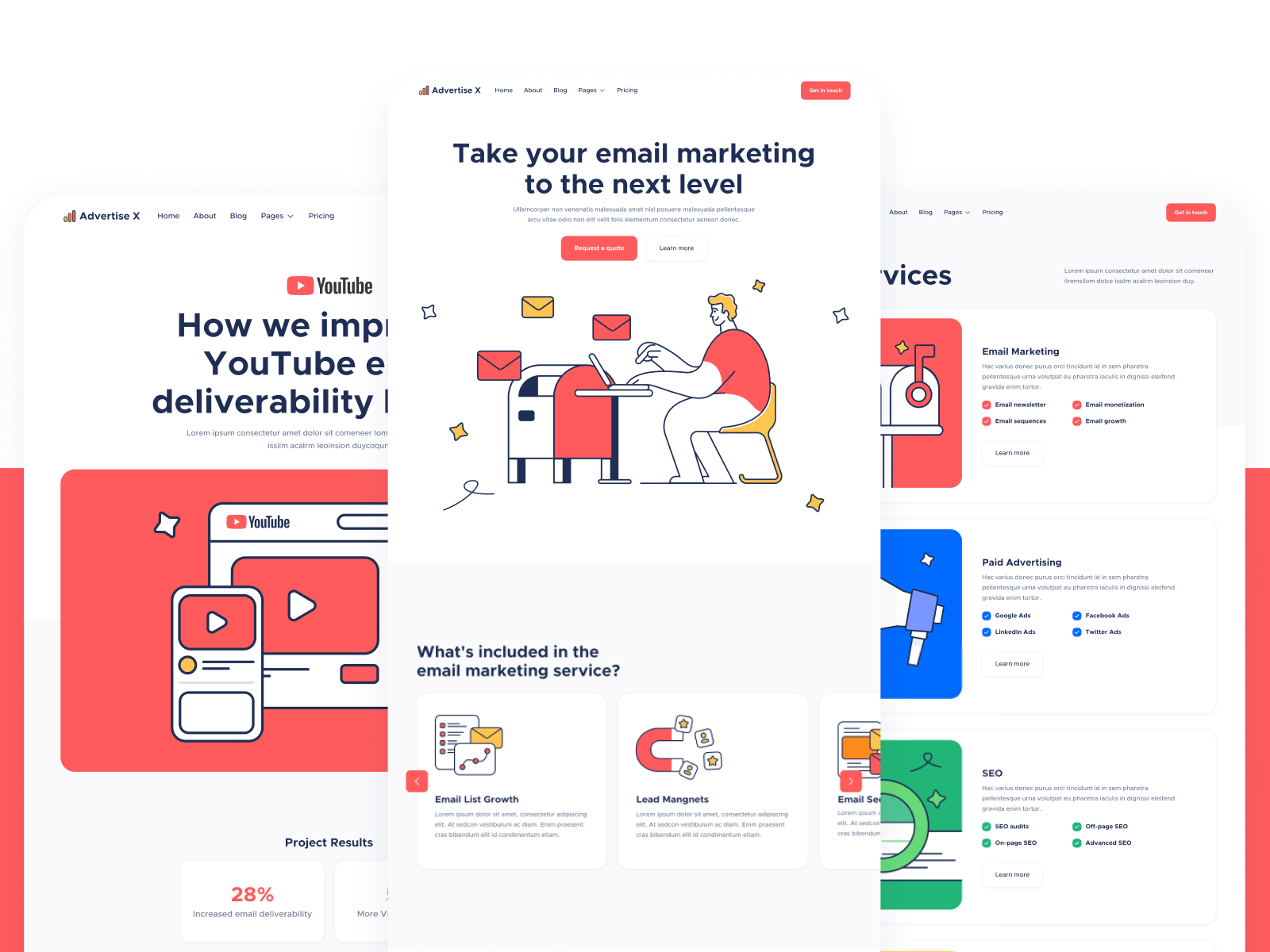 Advertise X - Consulting HTML5 Responsive Website Template